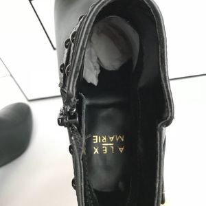 Alex Marie | Shoes | Alex Marie Shylo Block Heel Booties Black | Poshmark